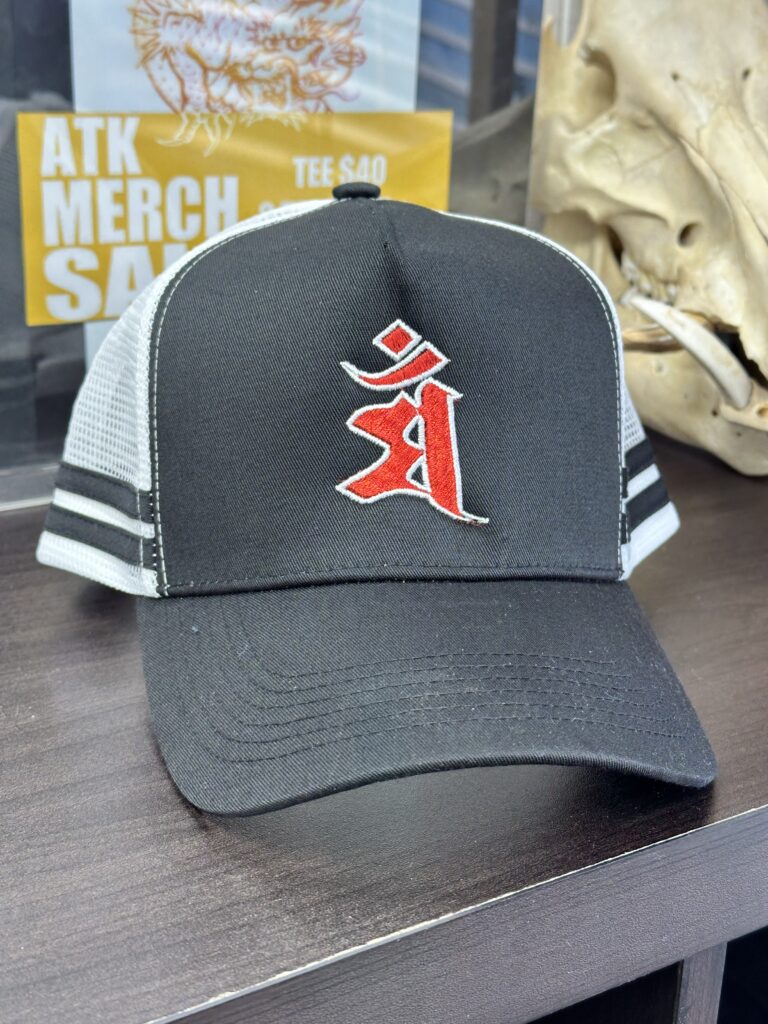 Monju Bosatsu - Year of the Rabbit - Bonji Embroidered Cap - Authent/Ink